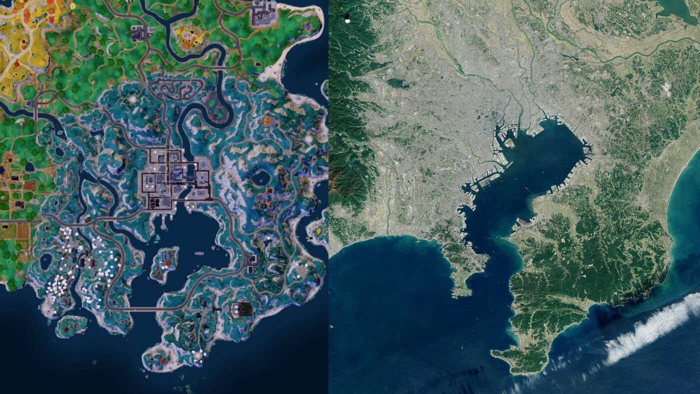 The Fortnite Chapter 4 – Season 2 Map is Strikingly Similar to Tokyo ...