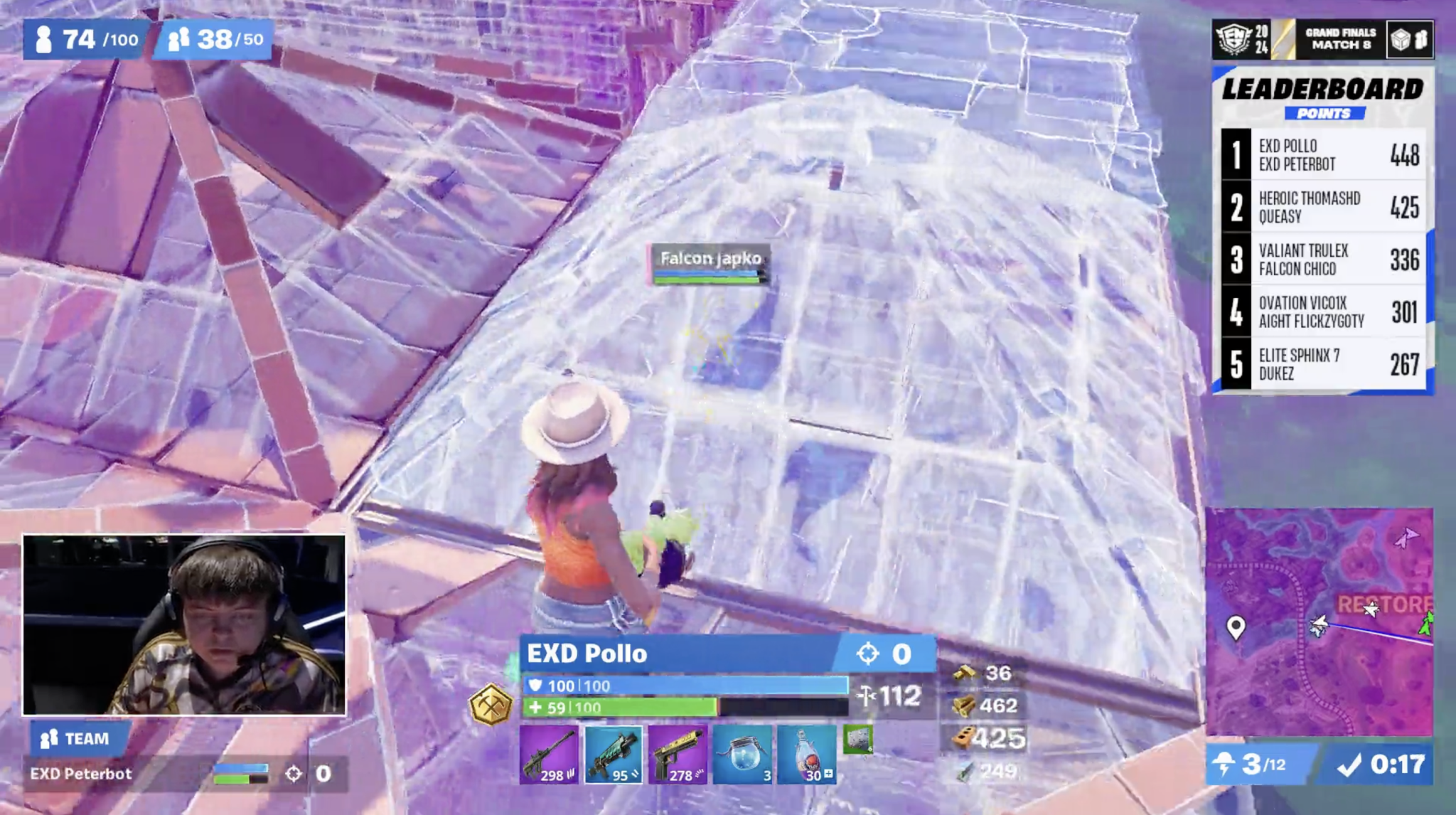 Peterbot And Pollo Blow 150-Point Lead In Fortnite Globals - Insider Gaming