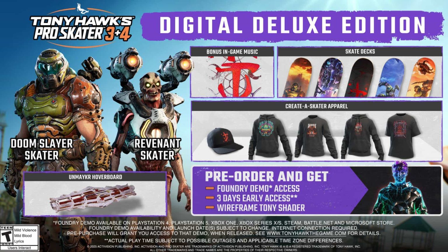 Every Tony Hawk's Pro Skater 3 + 4 Remake Edition & Price—Everything ...