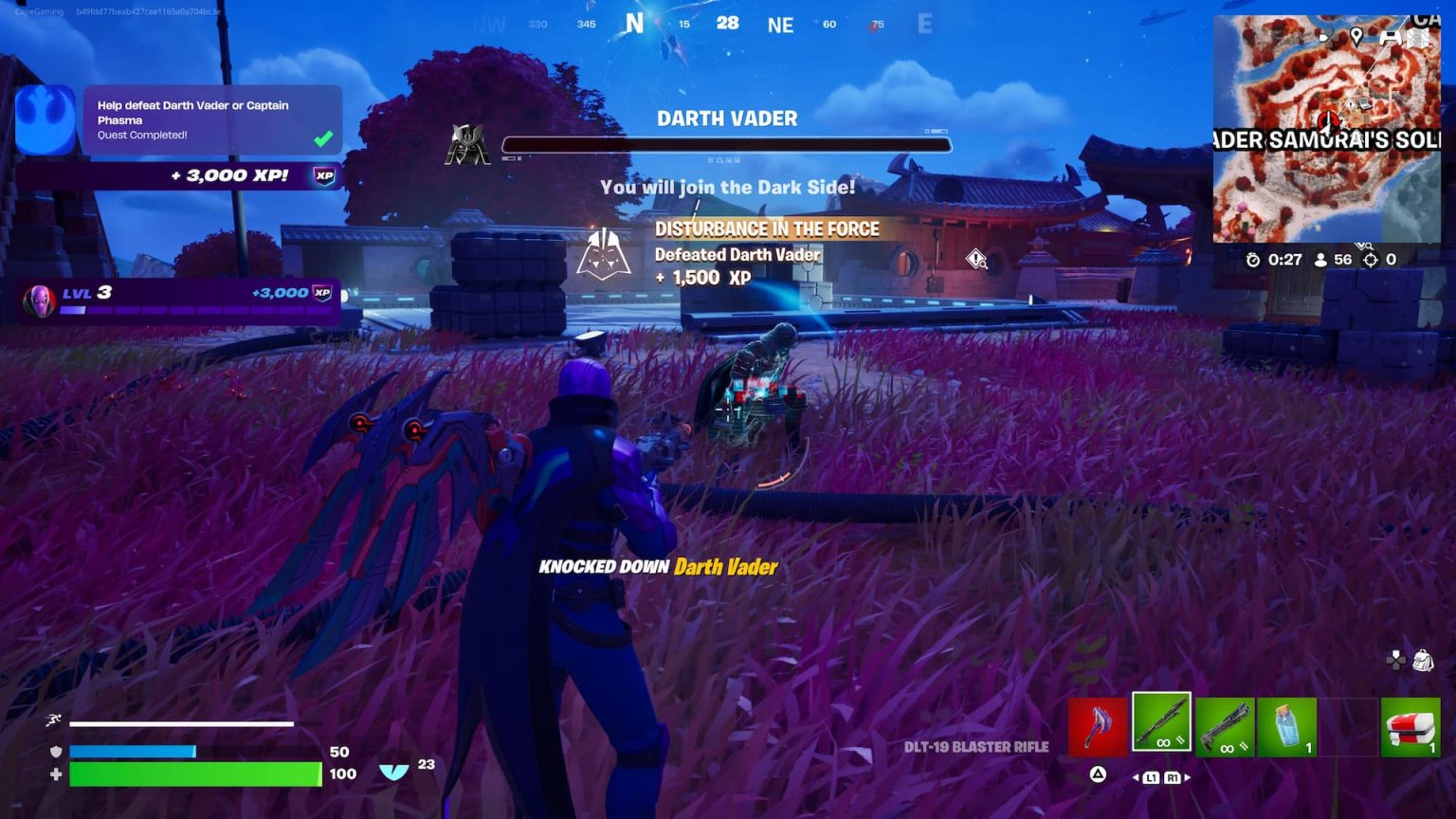 How to Find & Kill Samurai Vader in Fortnite Chapter 6 Season 3 ...