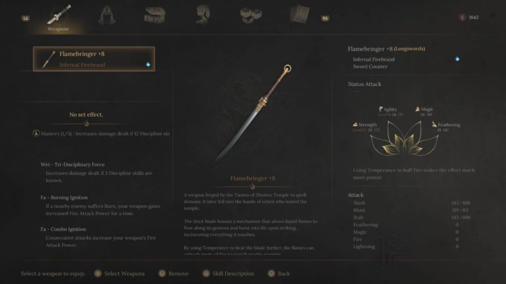 Best Longsword Build in Wuchang: Fallen Feathers—Top Discipline, Skills ...
