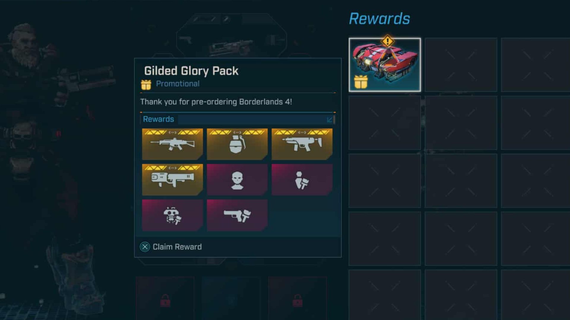 How To Claim Borderlands 4 Pre-Order Bonuses—Gilded Glory Pack Bonuses ...