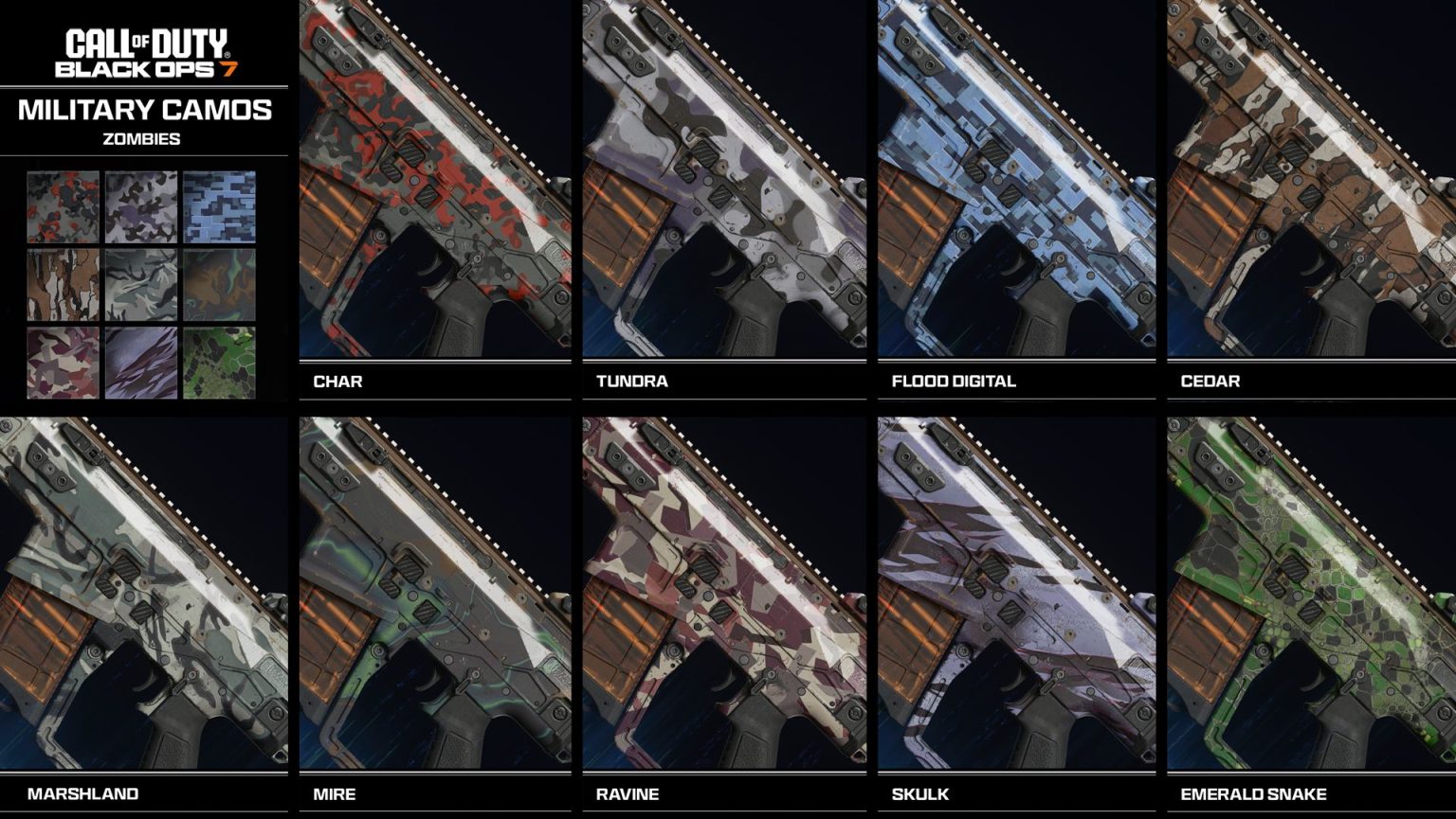 Black Ops 7 Zombies Camo Challenges—All BO7 Zombies Camos & How To Get ...