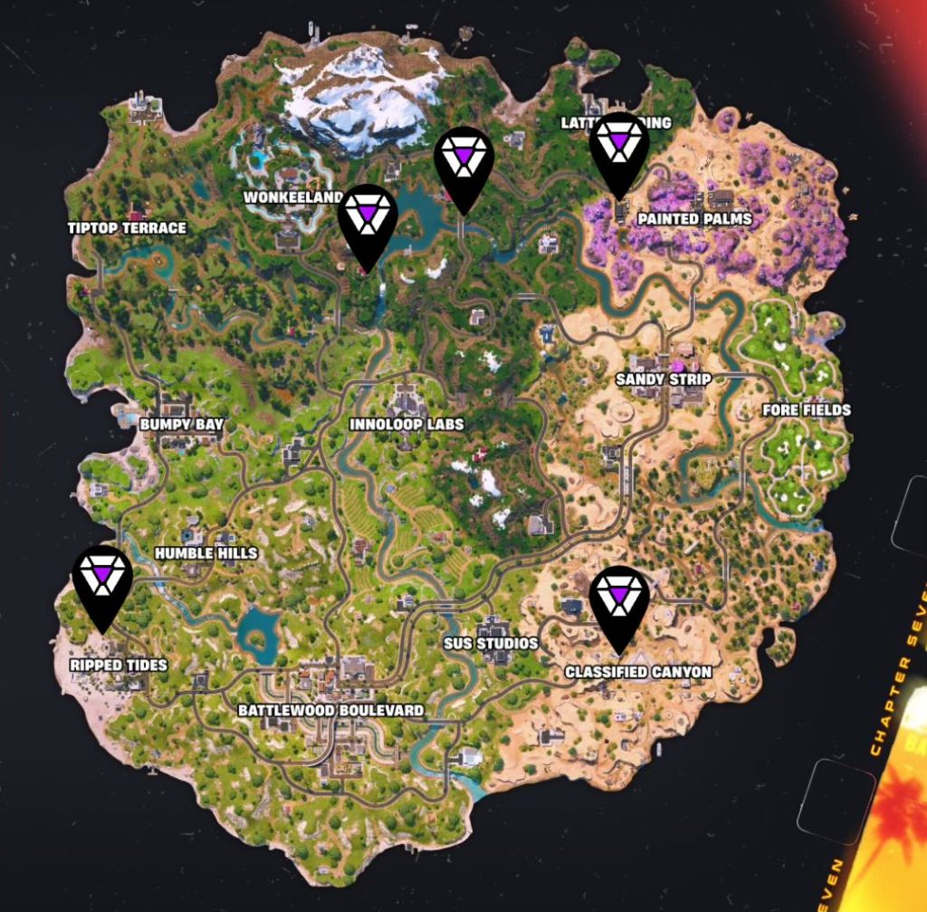 Fortnite Chapter 7 Season 1 Hush Boss Location—Where to Find & All Loot ...