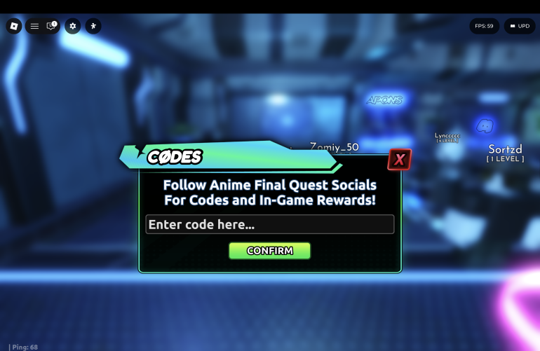Anime Final Quest Codes (May 2026) - Insider Gaming