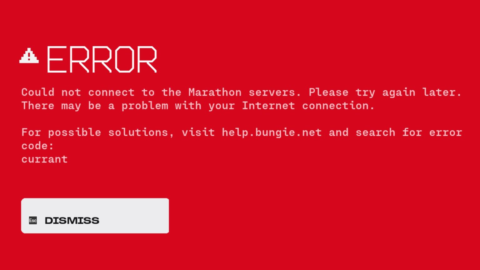 Why Can't I Play Marathon Server Slam Playtest? Currant Error Code ...