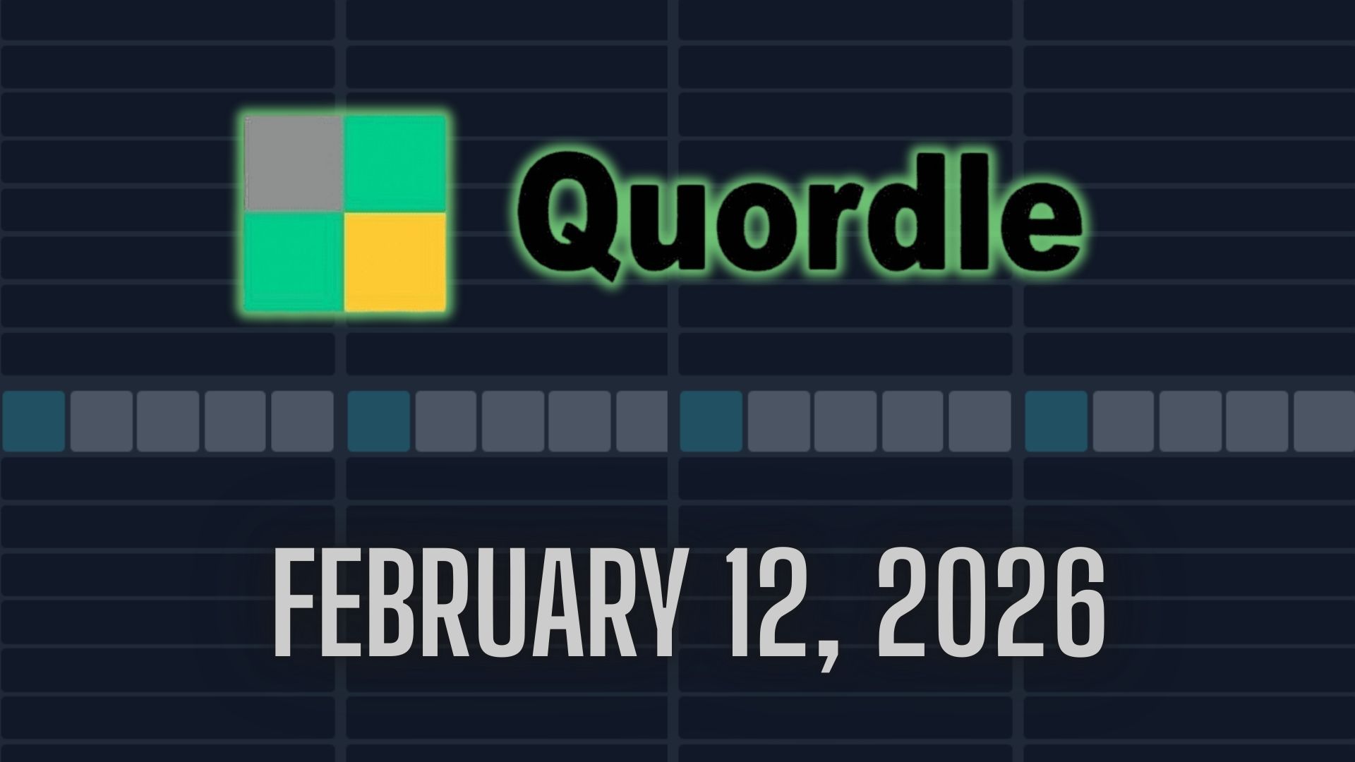 Today’s Quordle #1480: All Answers & Hints For February 12, 2026 ...
