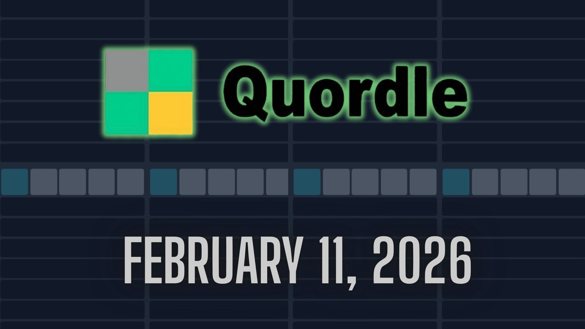 Today’s Quordle: Hints & Answers For February 11, 2026 - Insider Gaming