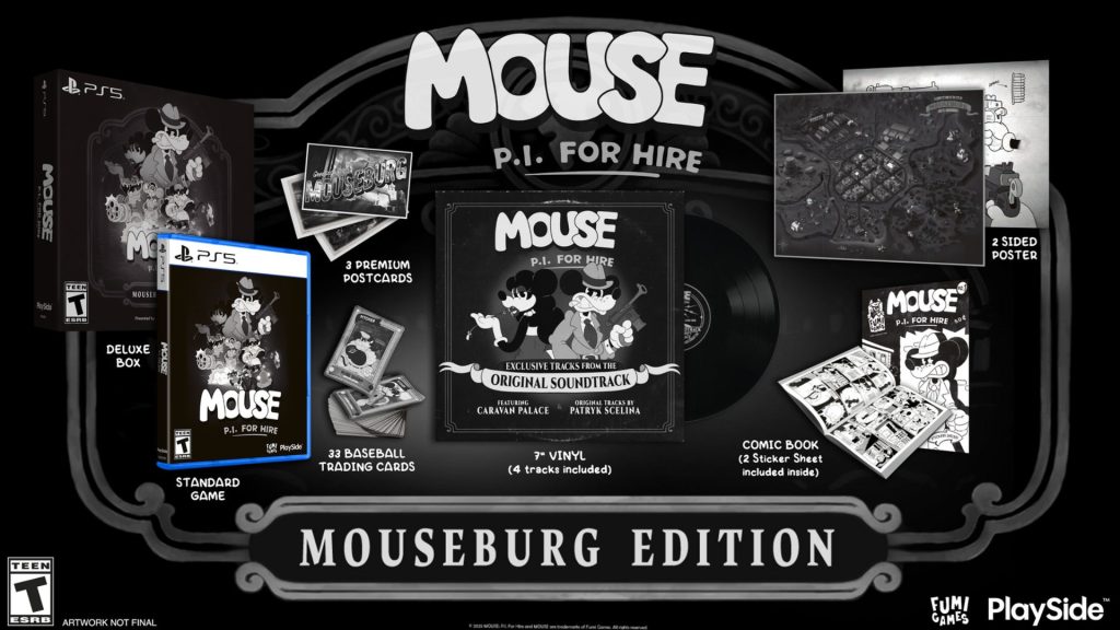 All MOUSE: PI For Hire Pre-Order Bonuses, Editions & Prices—Mouseburg ...