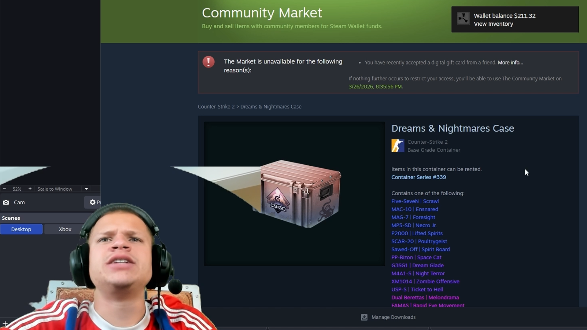 Popular Streamer Jynxzi Temporarily Banned from Steam Market - Insider ...