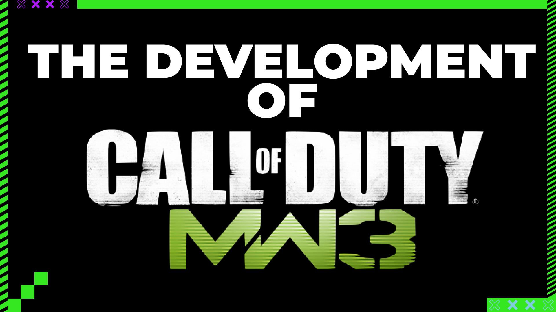 INTERVIEW: The Development Of Call of Duty: Modern Warfare 3 With Film ...